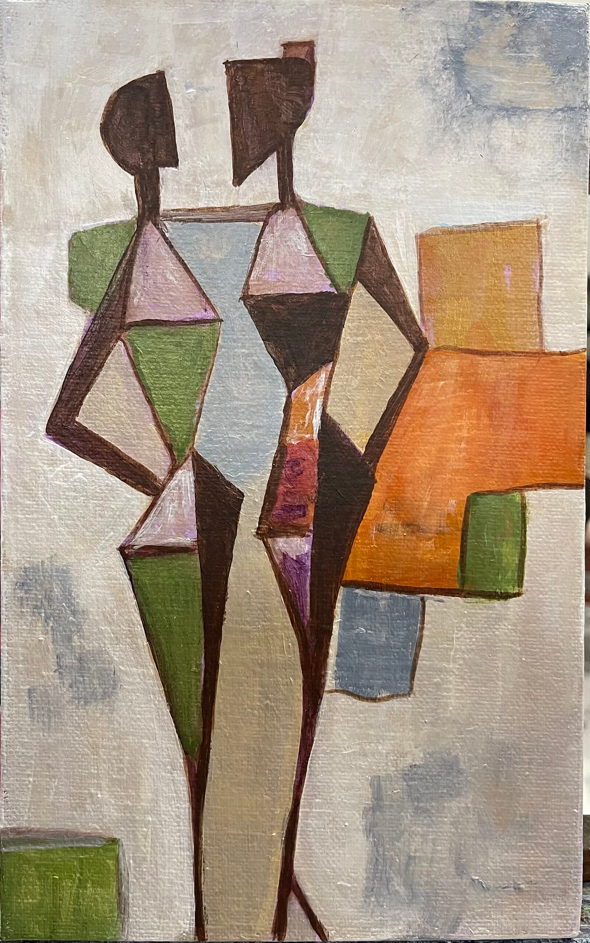 TWO ABSTRACT FIGURES - ARTSCAPE GALLERY 21